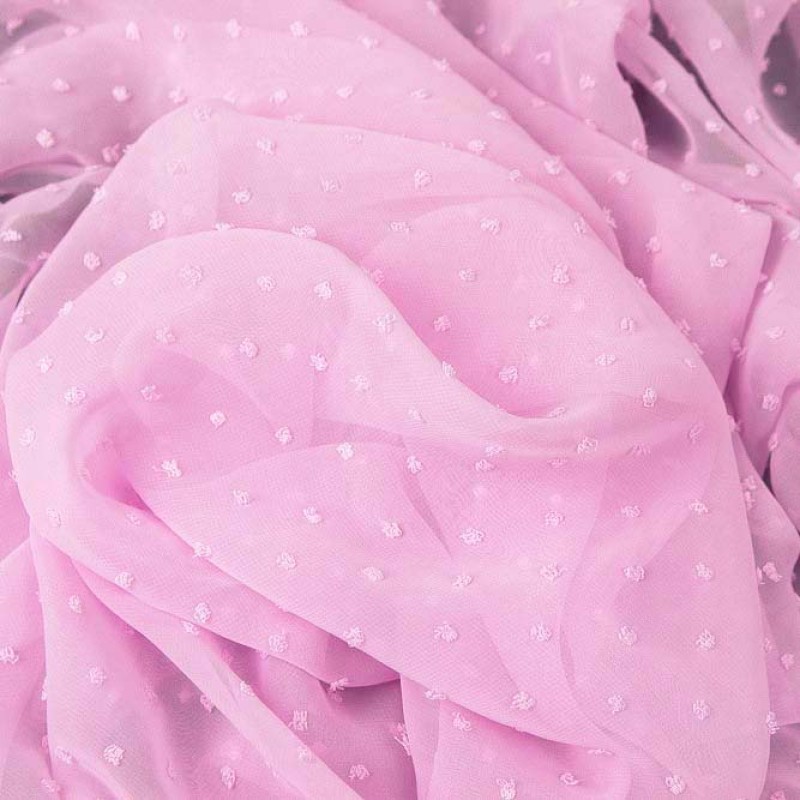 Chiffon Dots rosa Stoffstern - Manuela Schweizer